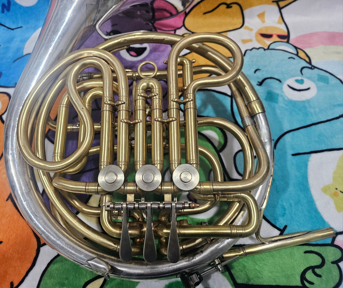 King Schmidt Rotary/Piston Valve Double French Horn (Free Postage Lowe ...