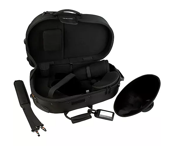 Protec French Horn Screw Bell Deluxe IPAC Case Black (Free Shipping Lo ...